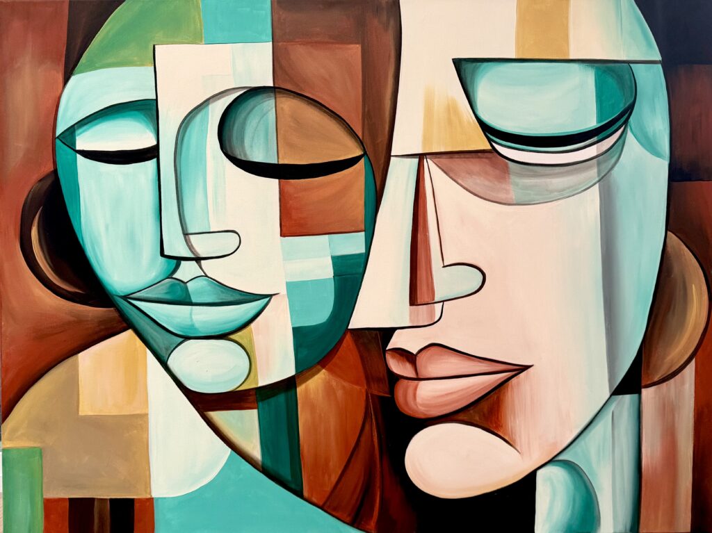 Connected Souls – 36"x48", Acrylic on Canvas | peacemonuments.com